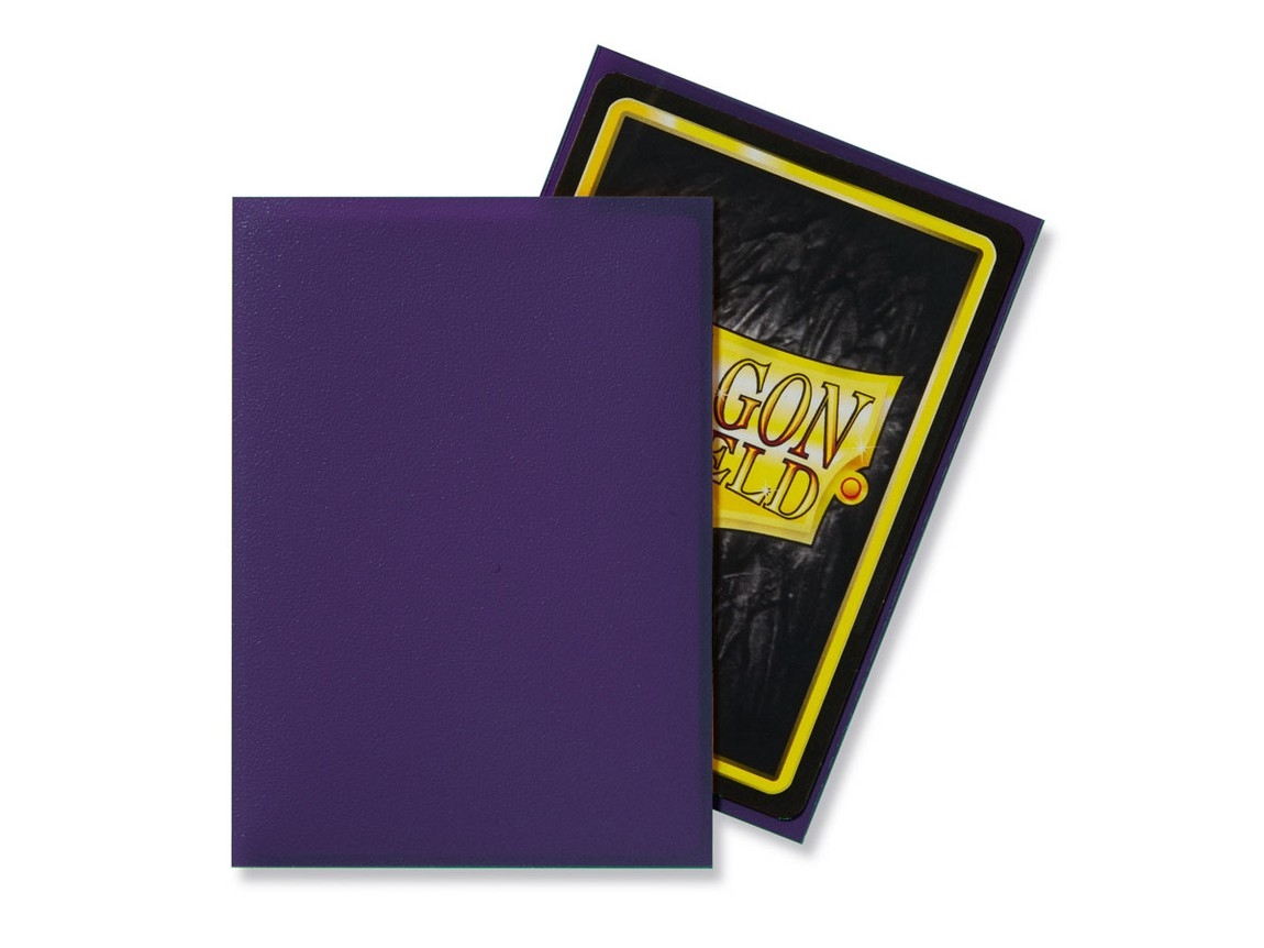 Dragon Shield Purple Matte 100 Standard Size Card Sleeves