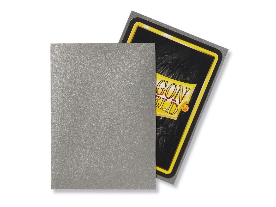 Dragon Shield Silver Matte 100 Standard Size Card Sleeves